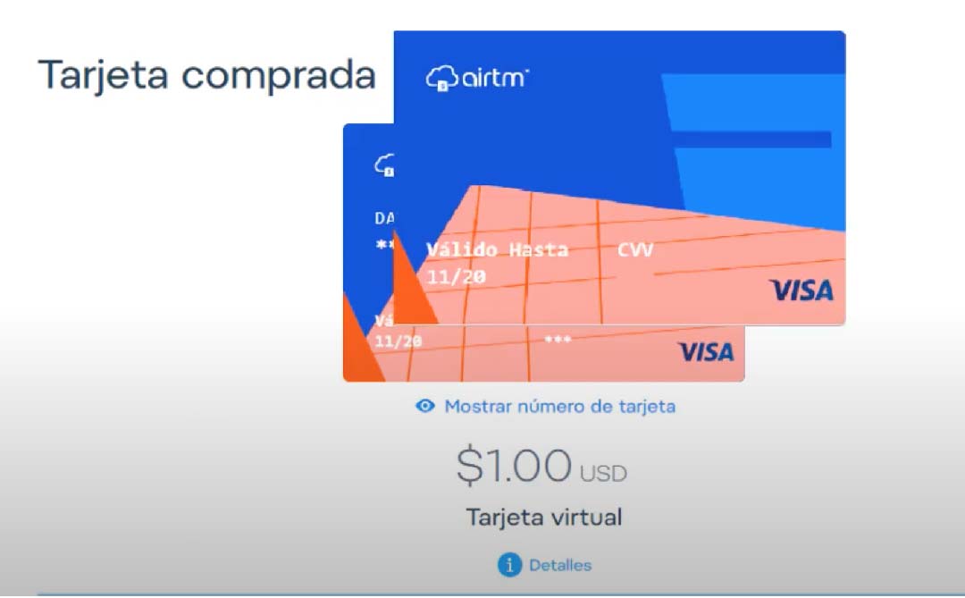 [2022] ¿Cómo es la tarjeta virtual de Airtm? | Consíguela Gratis aquí